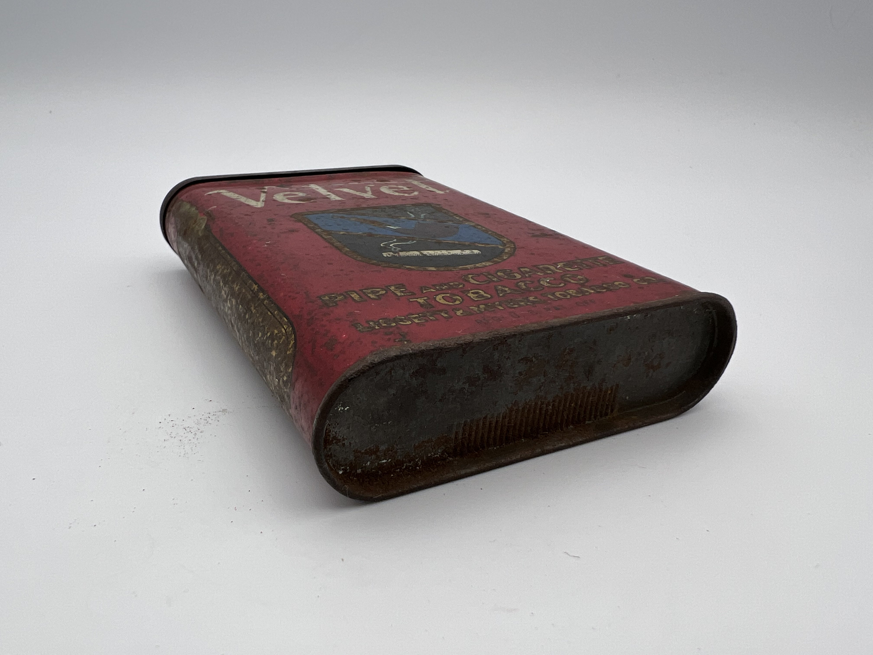 Vintage Velvet Pipe and Cigarette Tobacco Tin Ligget & Myers - Etsy