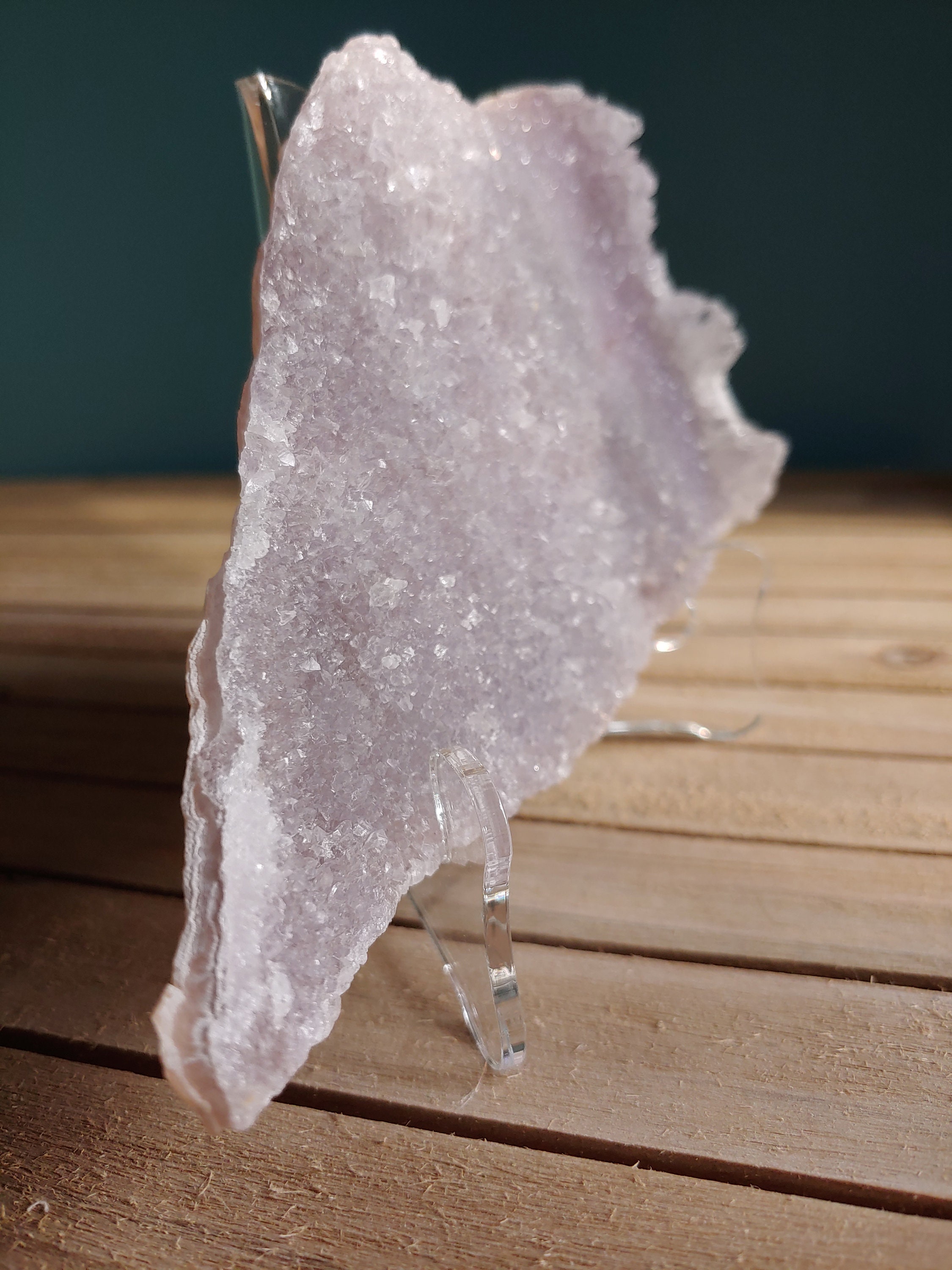 Amethyst Crystal pizza Slice Specimen. Gorgeous Natural Flat Geode ...