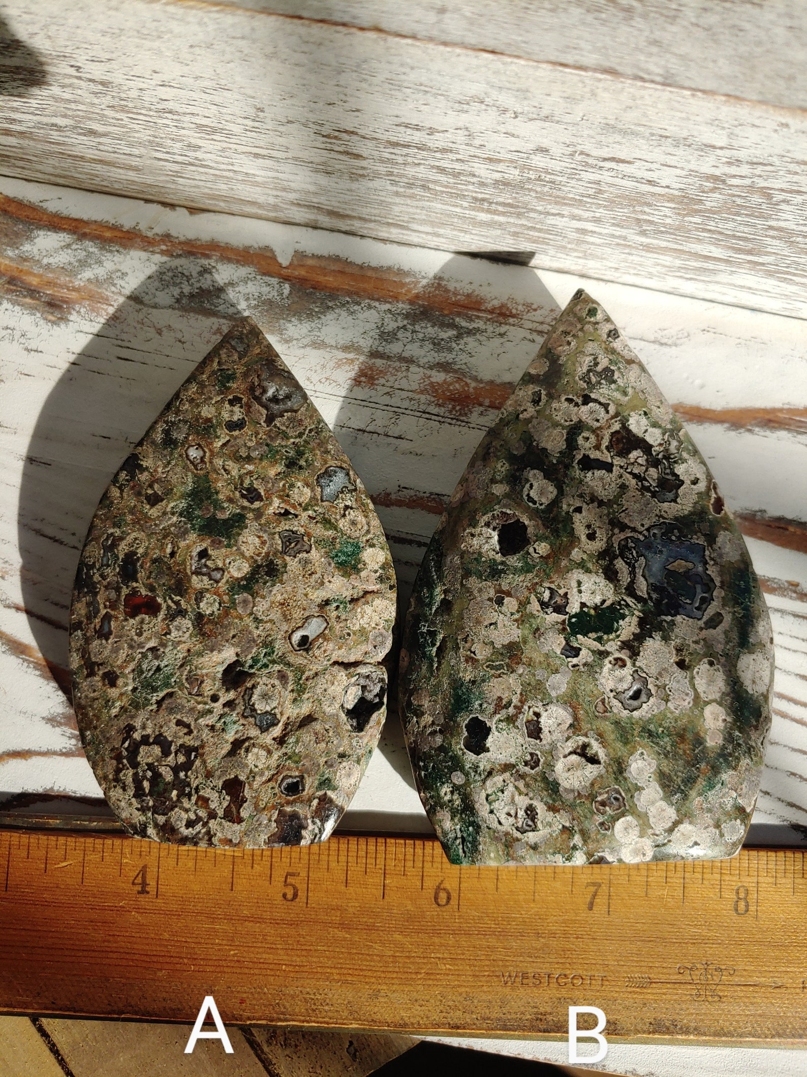 Rainforest Jasper Flame, Quartz Crystal Druzy Cave. Deep Earth Color ...