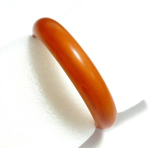 VINTAGE 1940's Tests for Bakelite Orange, Amber Colour Bakelite BANGLE ...