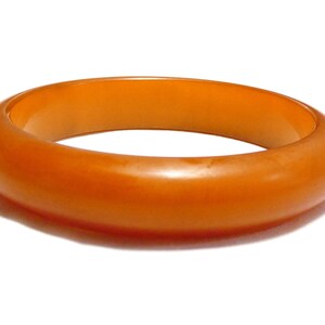 VINTAGE 1940's Tests for Bakelite Orange, Amber Colour Bakelite BANGLE ...