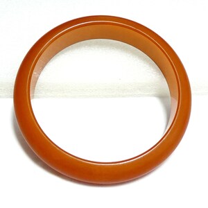 VINTAGE 1940's Tests for Bakelite Orange, Amber Colour Bakelite BANGLE ...