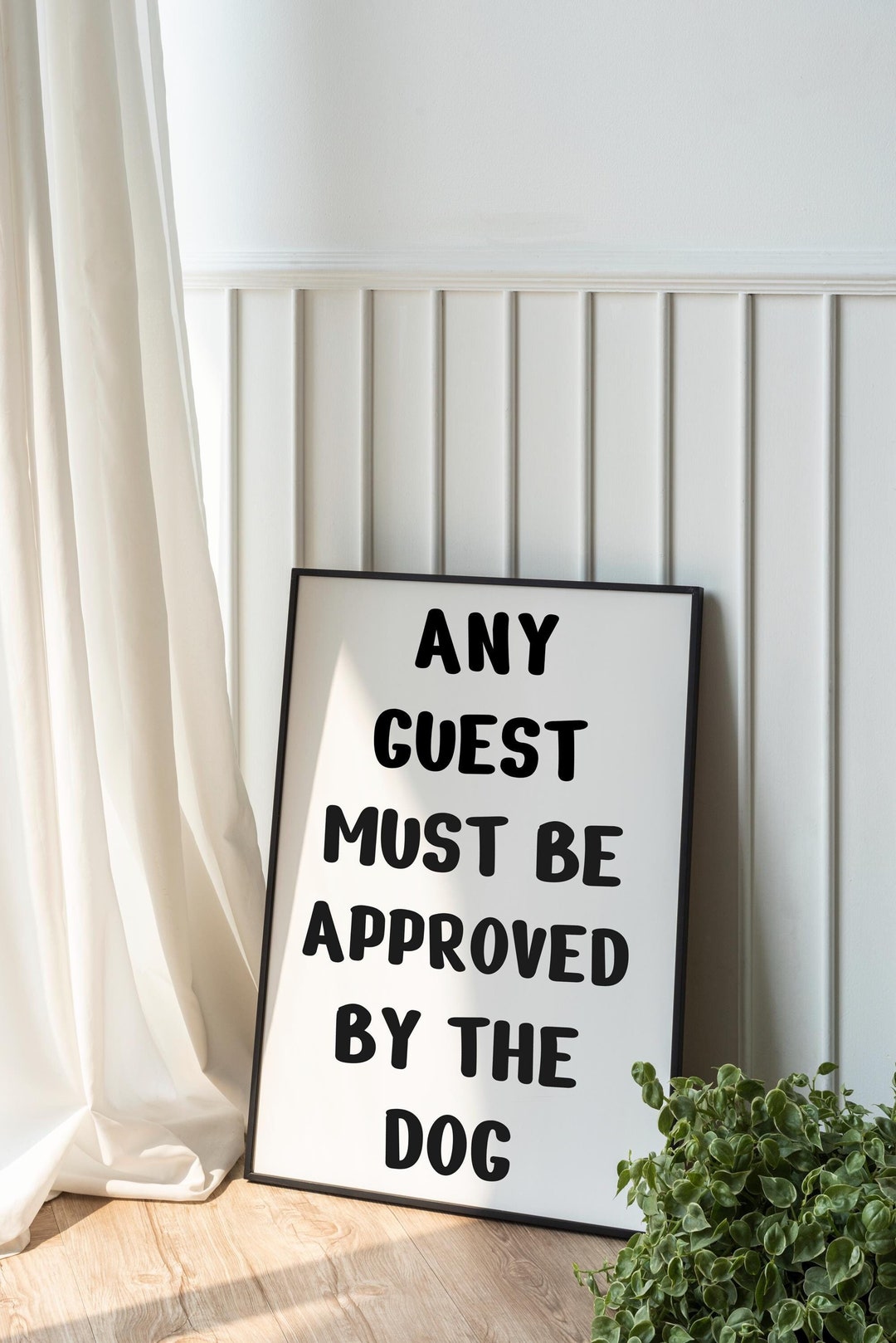 Funny Dog Quote Wall Art | Pet Printable Sign | Dog Lover Decor ...