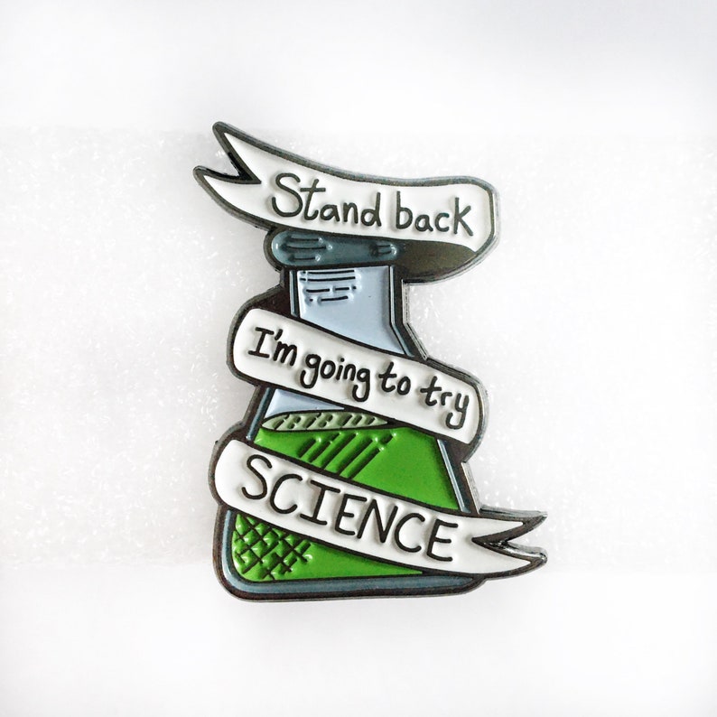 Science Lab Enamel Pin Set - Etsy