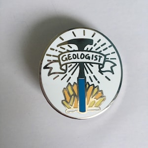 Geologist Hard Enamel Pin - Etsy