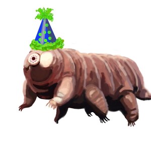 Tardigrade Vinyl Sticker - Etsy