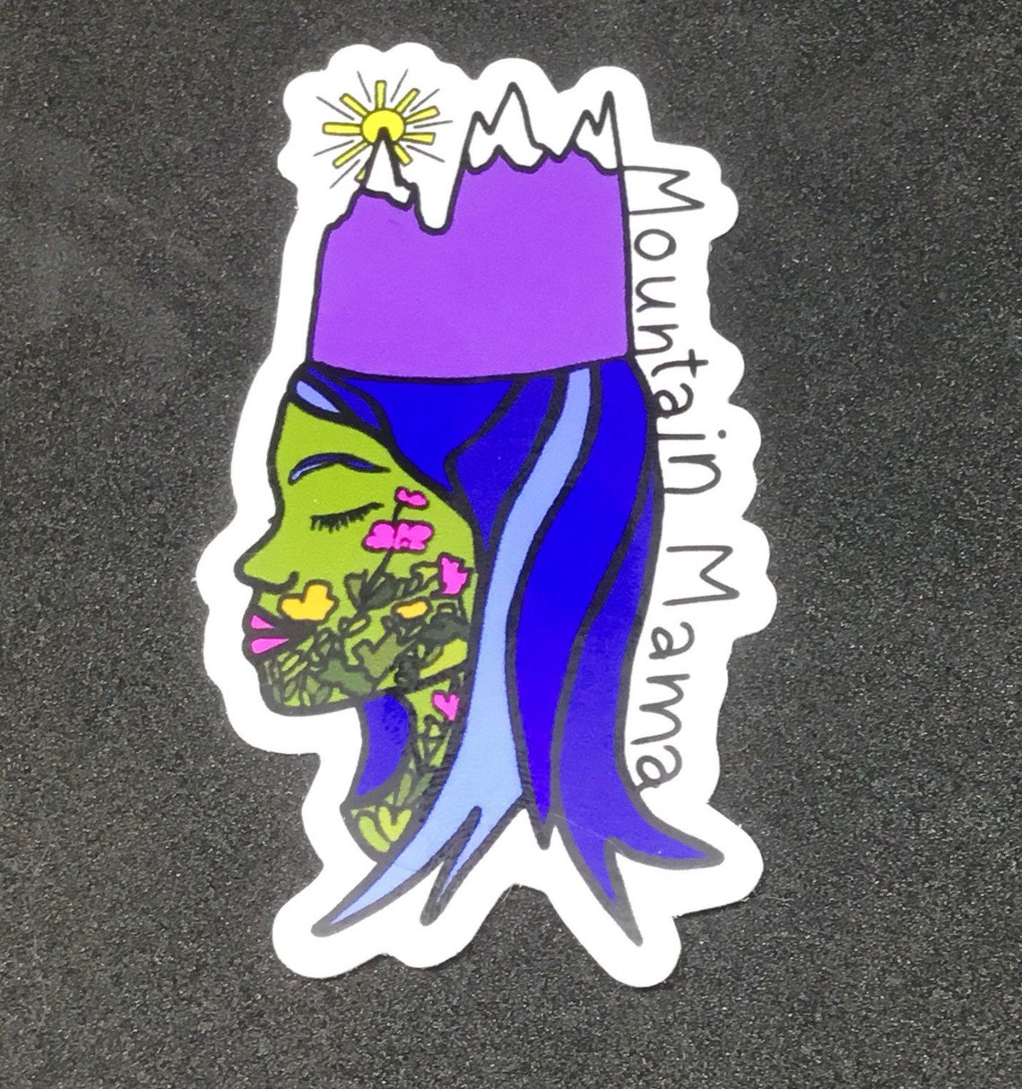 Mountain Mama Vinyl Sticker, Unique Outdoor Gift, Hydroflask - Etsy