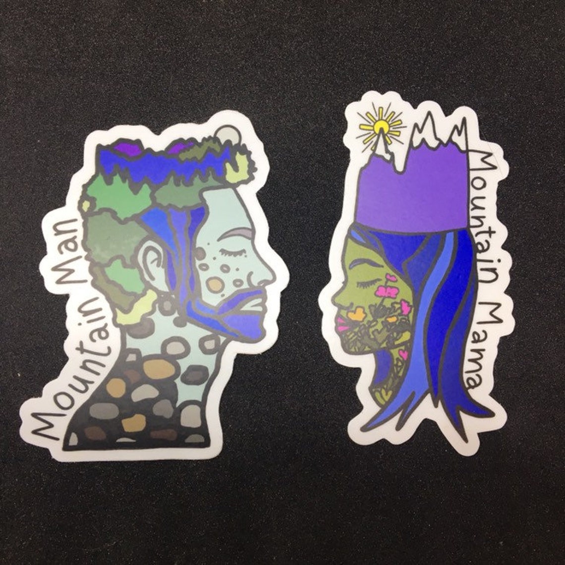 Mountain Mama Vinyl Sticker, Unique Outdoor Gift, Hydroflask - Etsy
