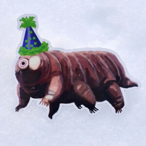 Tardigrade Vinyl Sticker - Etsy