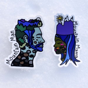 Mountain Mama Vinyl Sticker, Unique Outdoor Gift, Hydroflask - Etsy