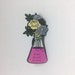 Floral Beaker Enamel Pin - Etsy
