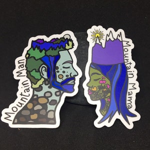 Mountain Mama Vinyl Sticker, Unique Outdoor Gift, Hydroflask - Etsy