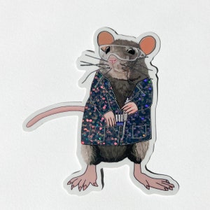 Lab Rat Vinyl Sticker - Etsy