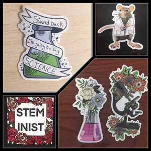 Science Sticker Pack - Etsy