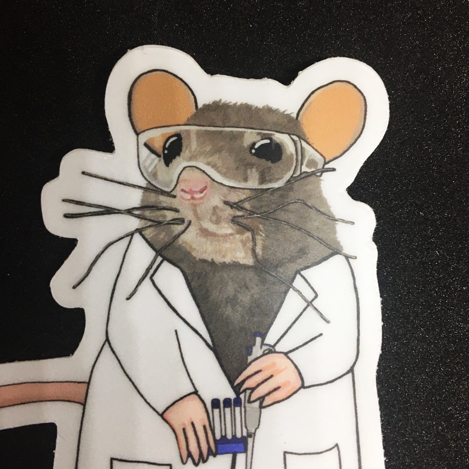 Lab Rat Vinyl Sticker - Etsy