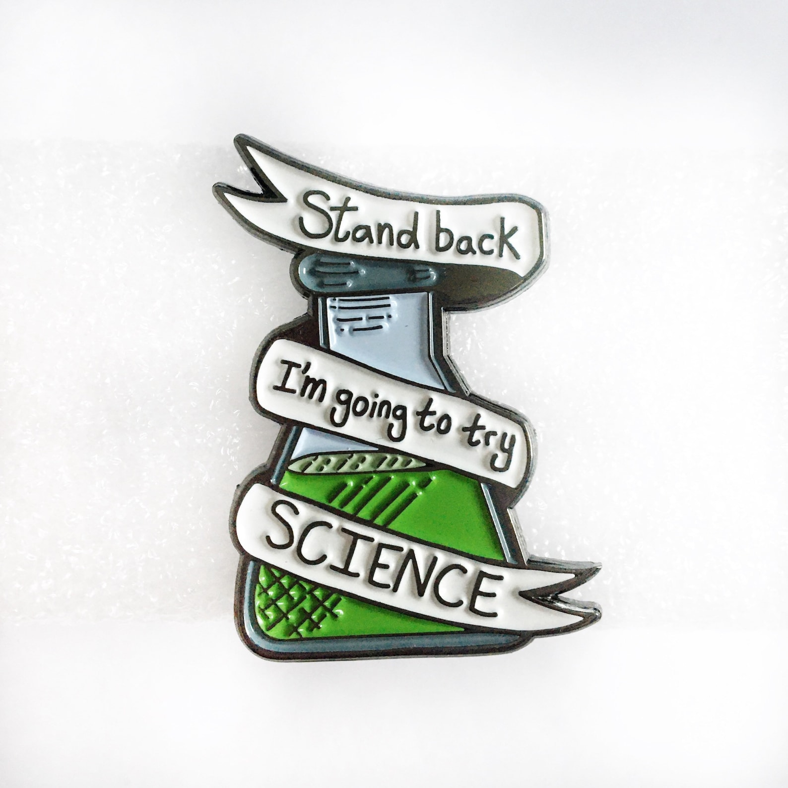 I’m Going to Try Science Enamel Pin - Etsy