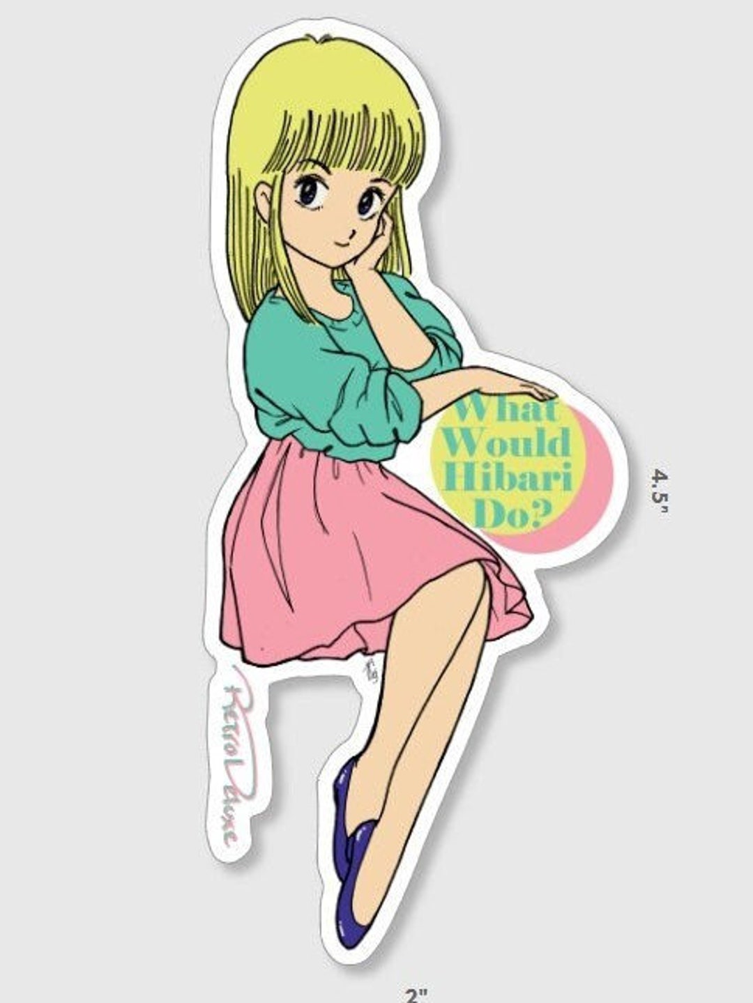 What Would Hibari Do? Hibari-chan 80s Stop Hibari-kun Vinyl Fanart ...