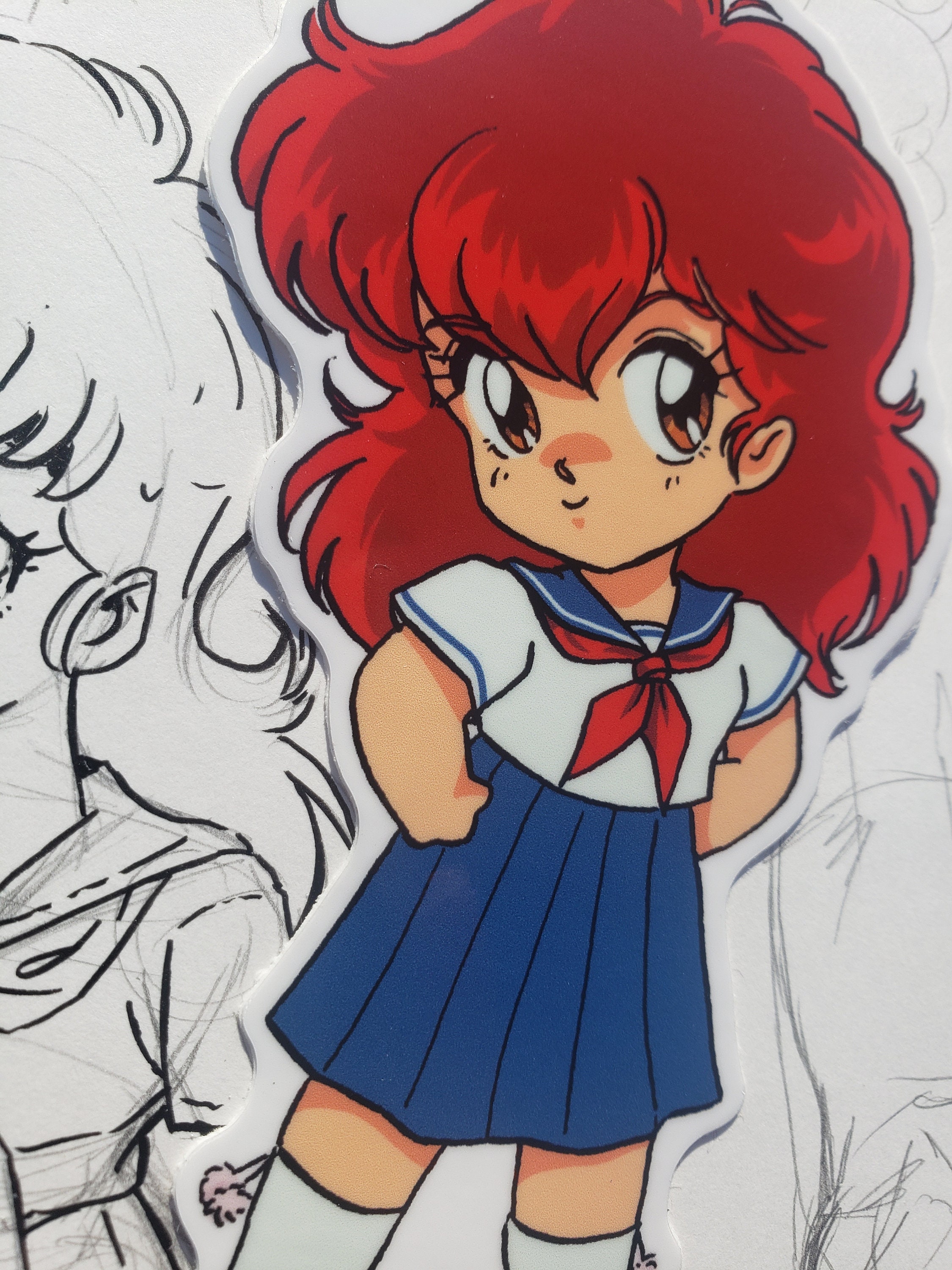 Project A-ko Chibi 80s Anime Eiko Magami Vinyl Retro Fanart - Etsy Ireland