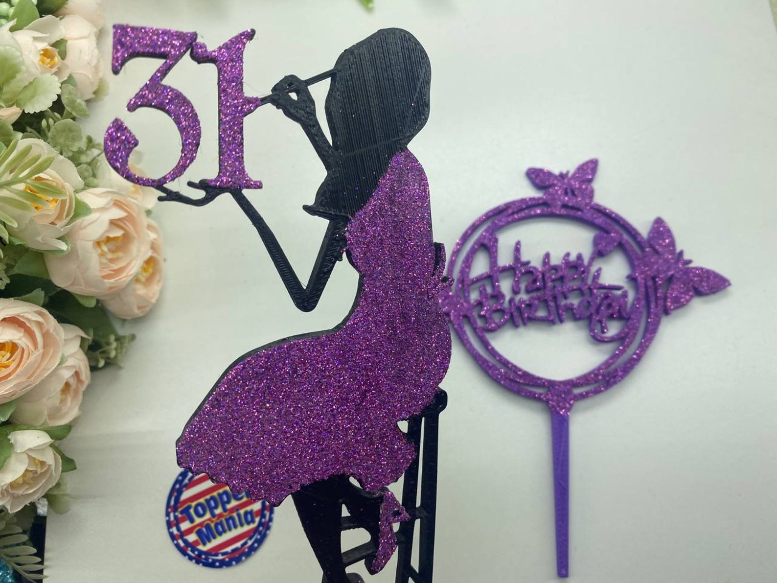 Personalized Cake Topper for Painter Custom Topper Girl | Etsy