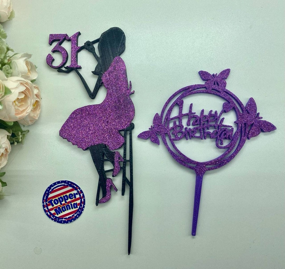 Personalized Cake Topper for Painter Custom Topper Girl Painter Custom ...