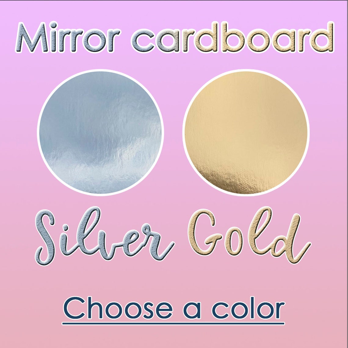 Happy Birthday Cake Topper Mirror Cardboard Toppers Paper Cake | Etsy