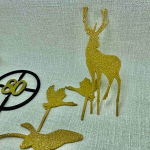 Personalized Set of Toppers for the Hunter Hunter Toppers Deer Topper ...