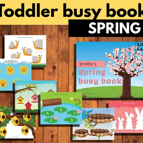 Toddler Busy Book Printable First Learning Binder Printable - Etsy