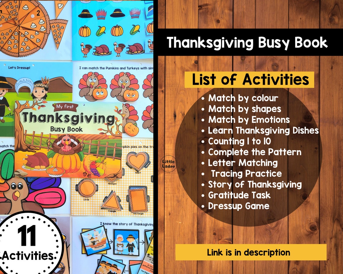 Thanksgiving Dishes Printable, Learn the Traditional Thanksgiving Meal ...