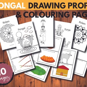 Pongal Activity Pack Printable - Worksheets, Colouring Pages, Learning ...