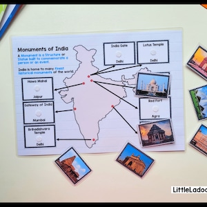 India Busy Book Printable, India Unit Study, India Learning Binder - Etsy