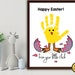 Easter Handprint Craft Template, Easter Handprint Art Activity, Easter ...