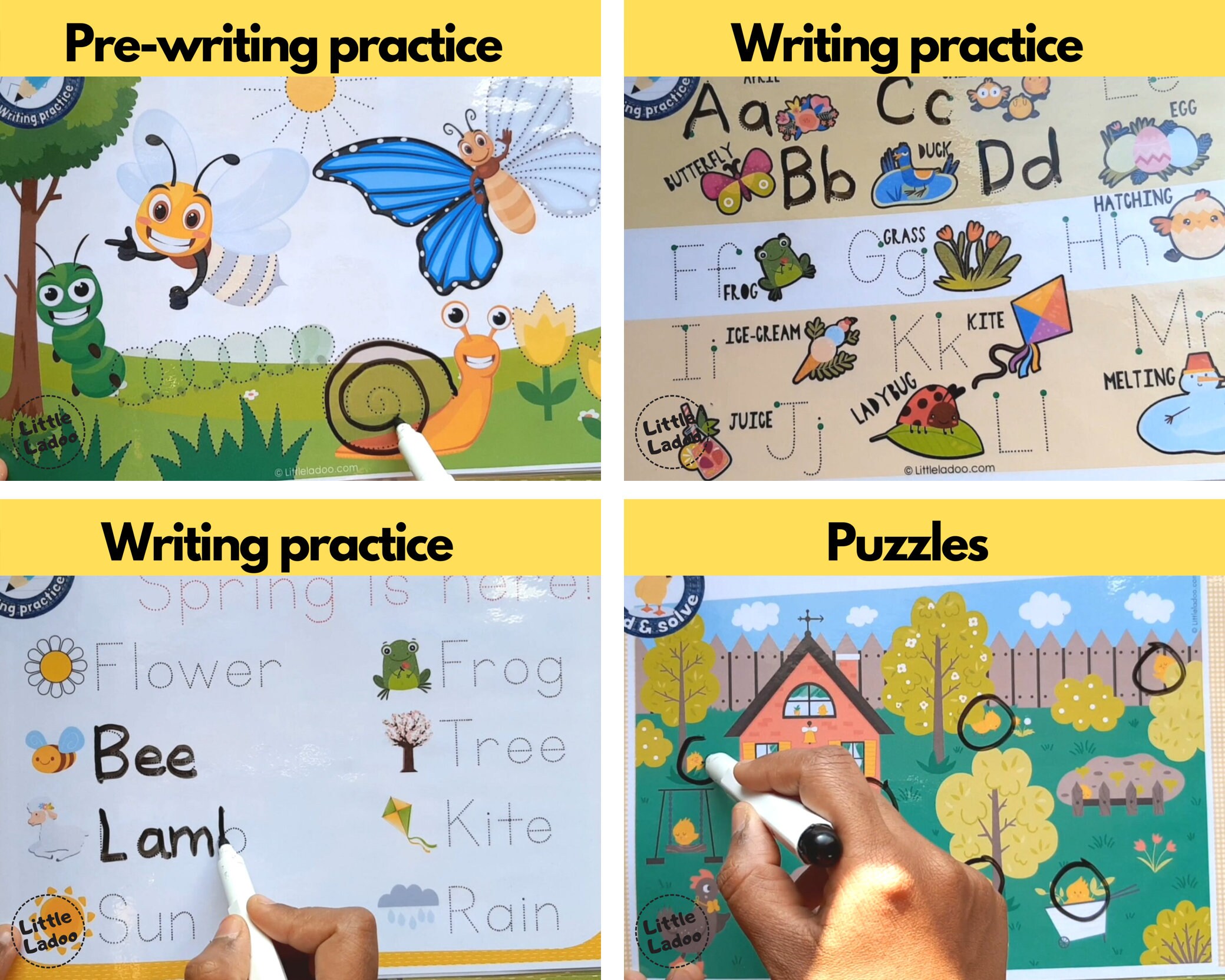 The Mega Spring Activity Book for Pre-schoolers - Preschool Busy Book ...