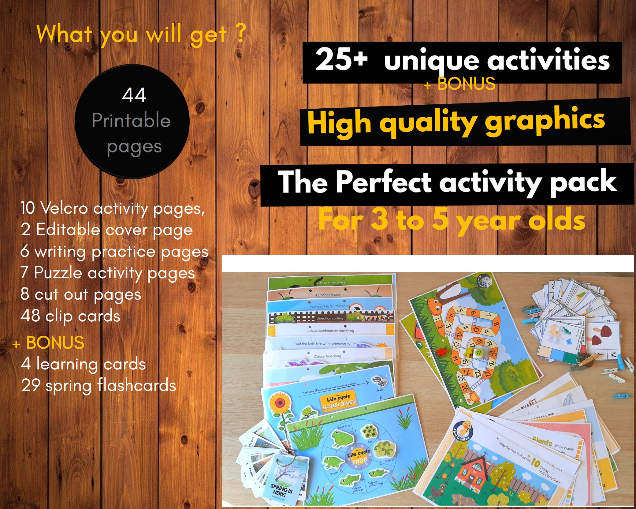 The Mega Spring Activity Book for Pre-schoolers - Preschool Busy Book ...