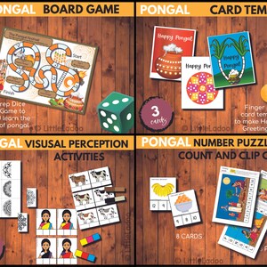 Pongal Activity Pack Printable - Worksheets, Colouring Pages, Learning ...