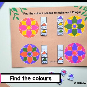 Diwali Busy Book Printable, Toddler Learning Binder, Diwali Activity ...