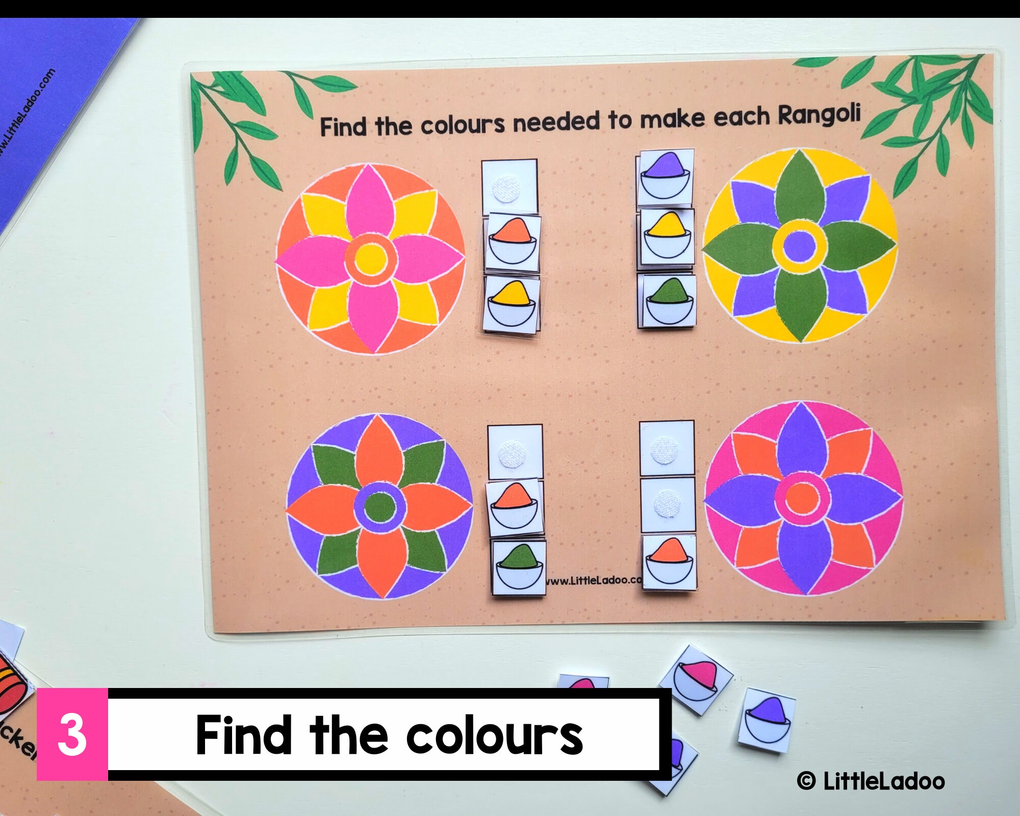 Diwali Busy Book Printable, Toddler Learning Binder, Diwali Activity ...