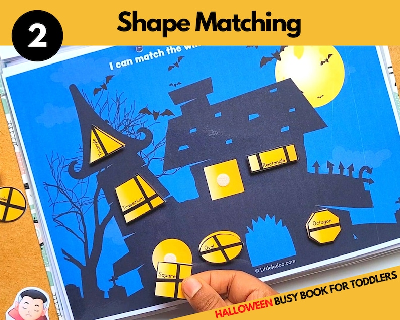 Halloween Busy Book Printable, Toddler Learning Binder, Quiet Book Pdf ...