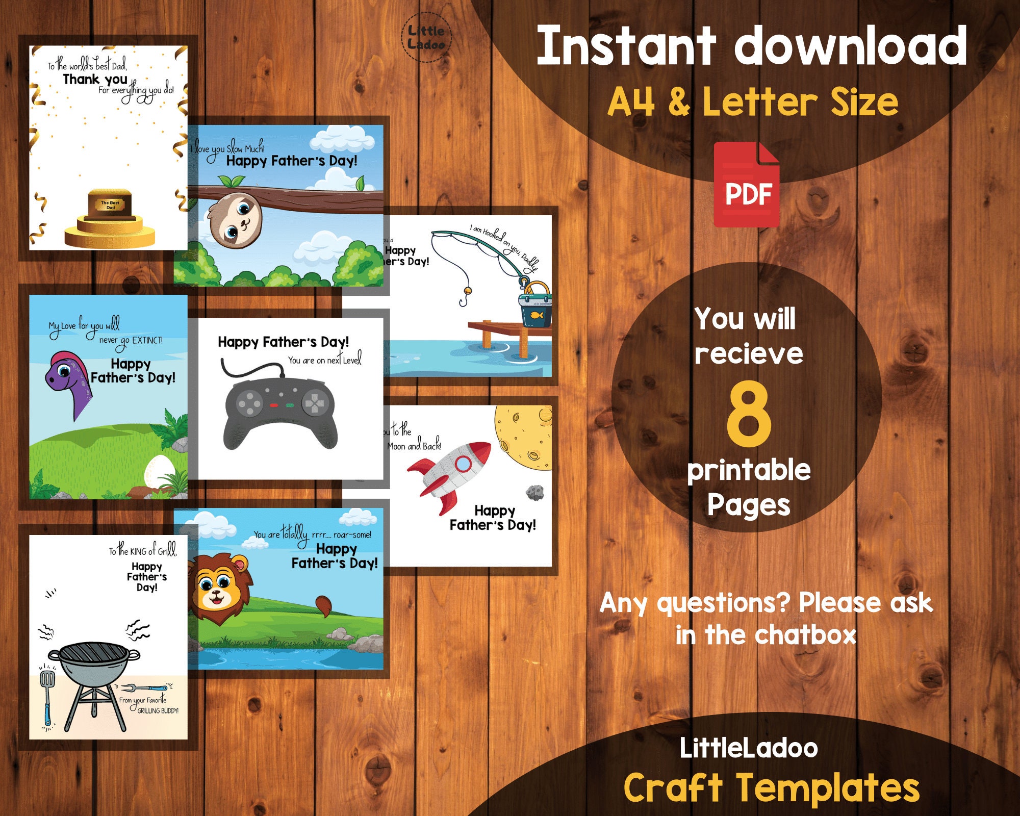 Father's Day Handprint Art, Father's Day Card Printable, DIY Fathers ...