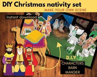 Nativity Scene Printable | Etsy