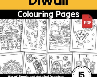 Diwali Activity Pack Printable - Diwali Worksheets, Colouring Pages ...