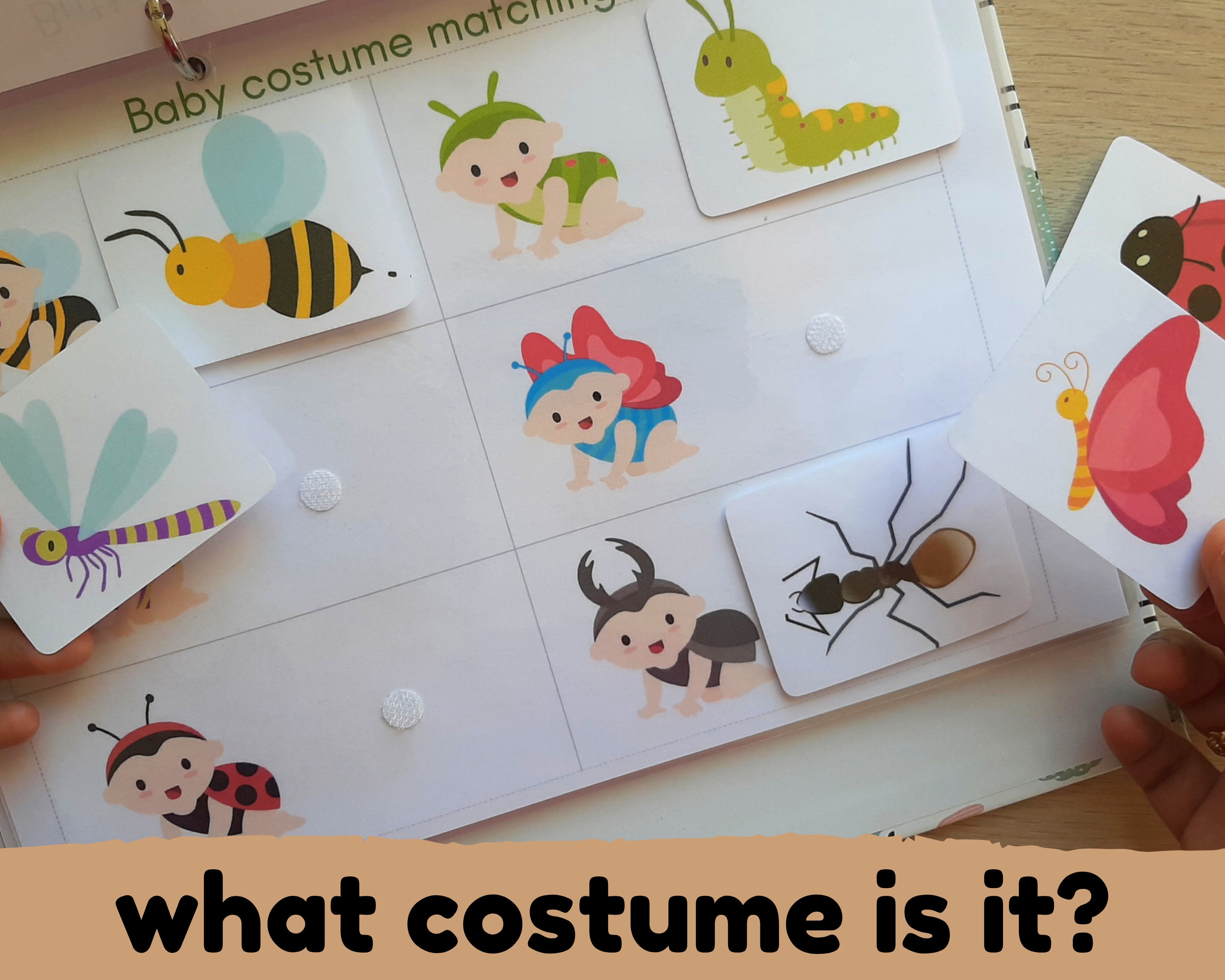 TODDLER BUSY BOOK, Printable Insect Quiet Book, Toddler Learning Binder ...