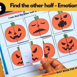 Halloween Busy Book Printable, Toddler Learning Binder, Quiet Book Pdf ...