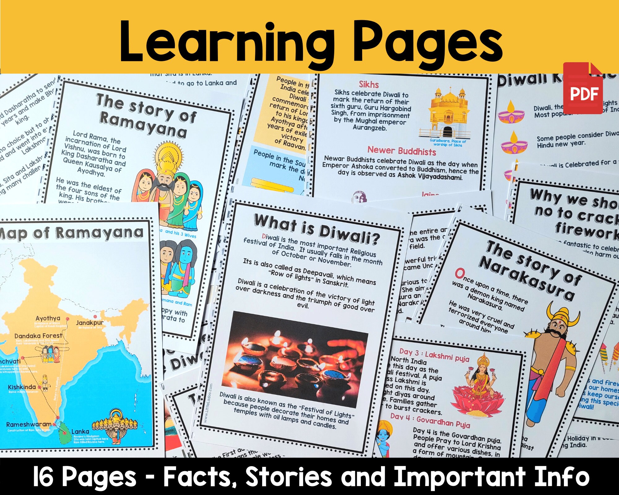 Diwali Activity Pack Printable Diwali Worksheets, Colouring Pages ...