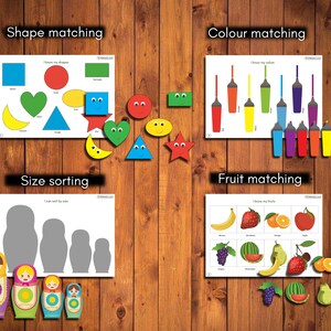 Toddler Busy Book Toddler Learning Binder Learning Folder - Etsy