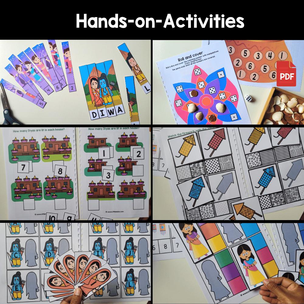 Diwali Activity Pack Printable - Diwali Worksheets, Colouring Pages ...