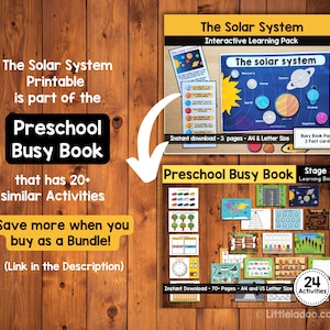 Solar System Printable, Planets Printable, Match the Planets ...