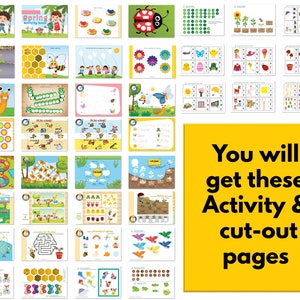 The Mega Spring Activity Book for Pre-schoolers - Preschool Busy Book ...