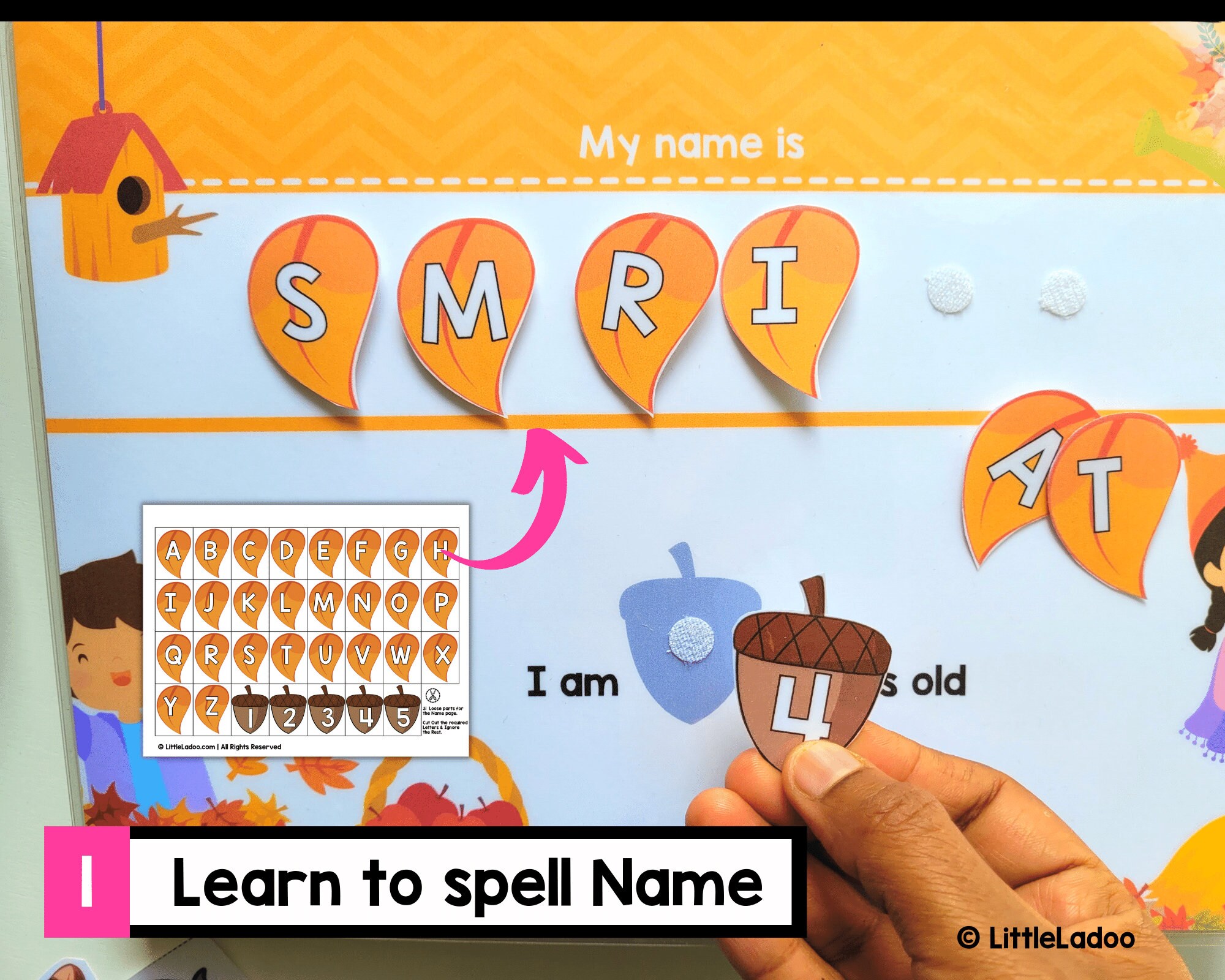 Fall Busy Book Printable, Learning Binder, Fall Activities Learning ...