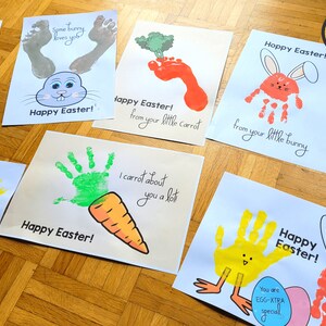 Easter Handprint Craft Template, Easter Handprint Art Activity, Easter ...
