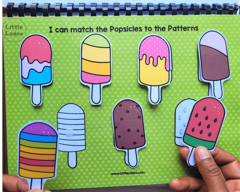 Summer Busy Book Printable, Toddler Learning Binder, Toddler Busy ...